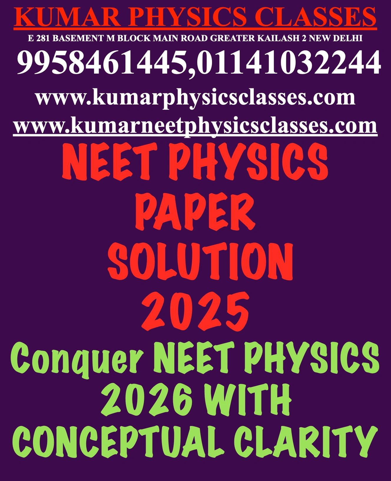 The Power of Physics Fundamentals IN NEET
